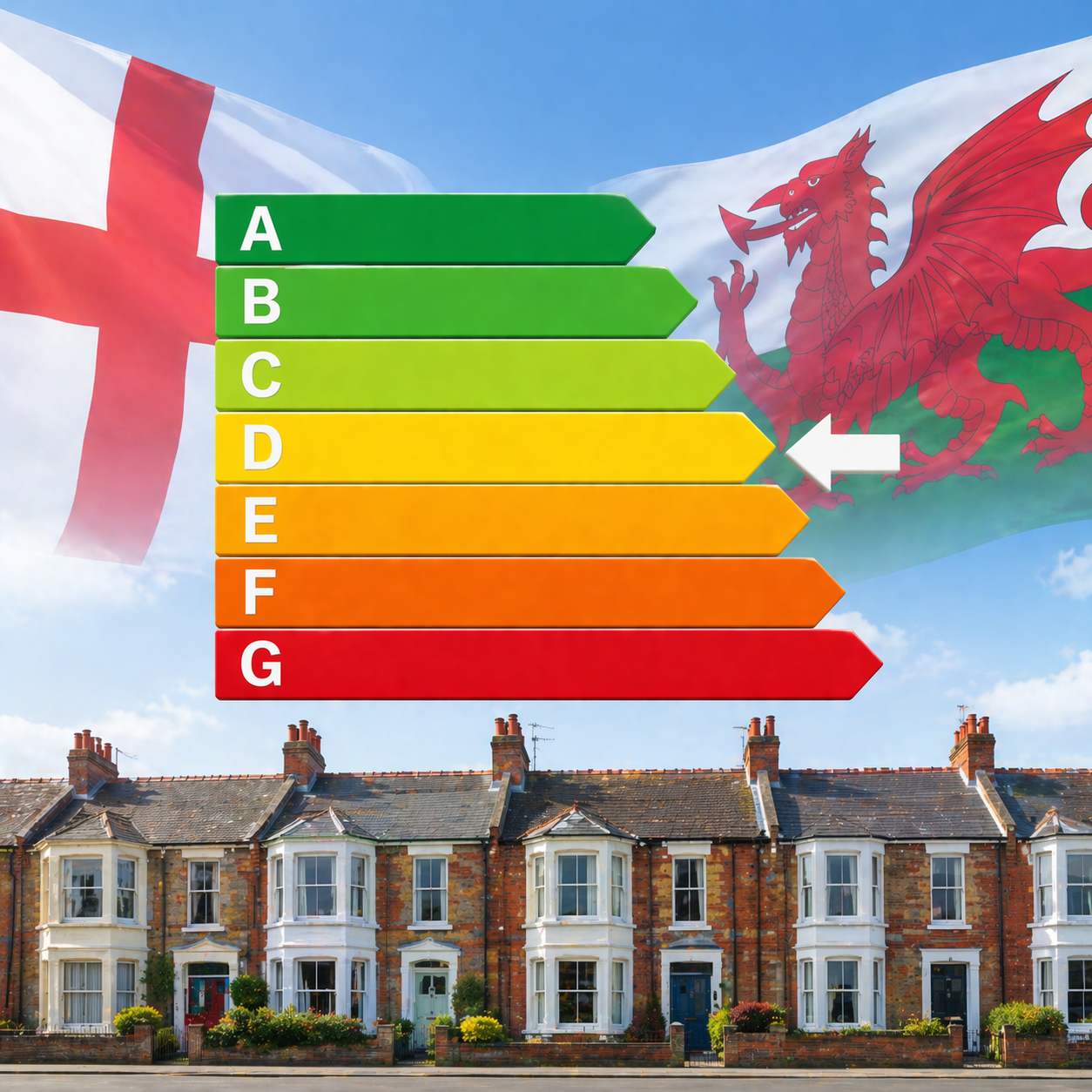55% of homes are below EPC targets in England and Wales